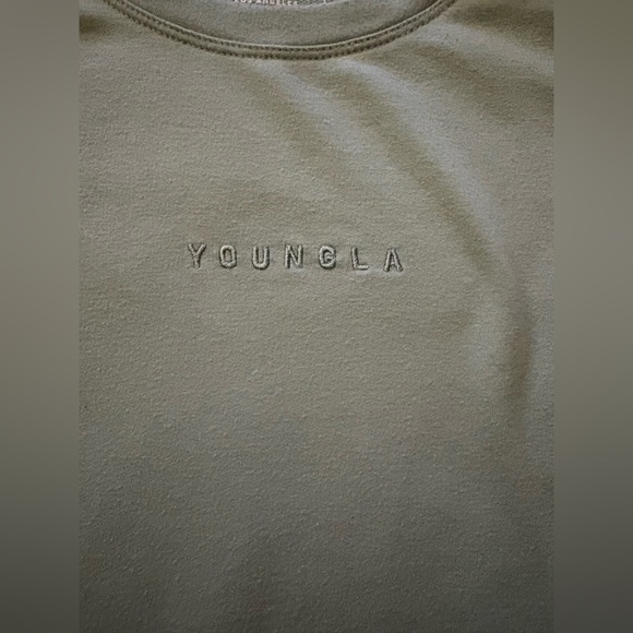 YoungLA | Tops | Youngla Olive Green Shirt | Poshmark